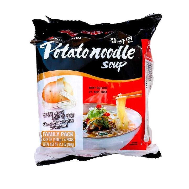 Nongshim Potato Noodle Soup 100g x 4 Packs - Gamja Ramen - Gourmet Grocer