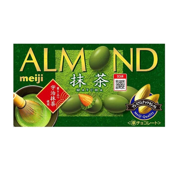 Meiji Almond Chocolate – Uji Matcha 58g - Matcha Green Tea Chocolate ...