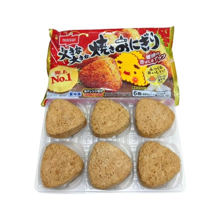 Nissui Frozen Yaki Onigiri (Soy Sauce) – 6 Pieces, 480g - Japanese ...