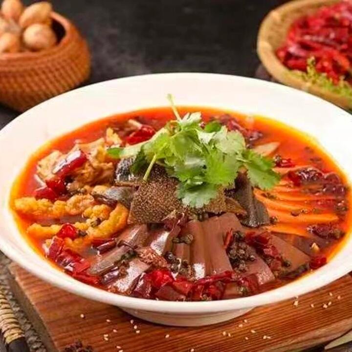 Xiangjiuji Spicy Mao Xue Wang Hotpot 600g - Sichuan Spicy Offal & Duck ...